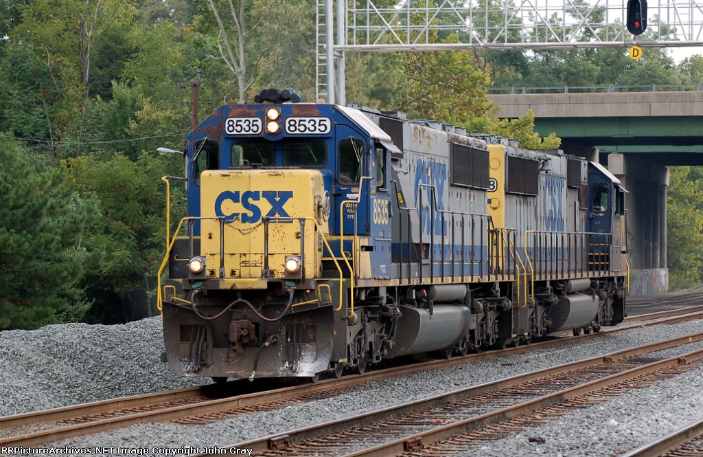 Y361-22 CSXT 8535(SD50-2) ex SBD 8535(SD50) & CSXT 8568(SD50) ex C&O 8568(SD50)